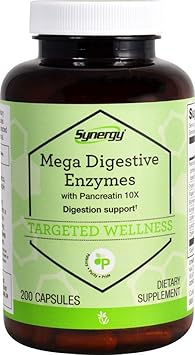 Amazon.com: Vitacost Synergy Mega Digestive Enzymes with Pancreatin 10X ...
