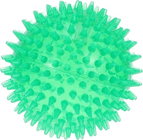 UEETEK Dog Toy Squeakers Ball Spikey Ball Squeaky Ball with High Bounce ...