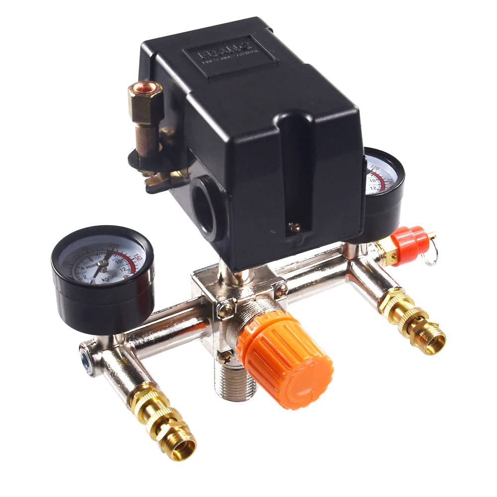 Mua FBANG Pressure Switch Manifold Regulator with pressure gauges，Air ...