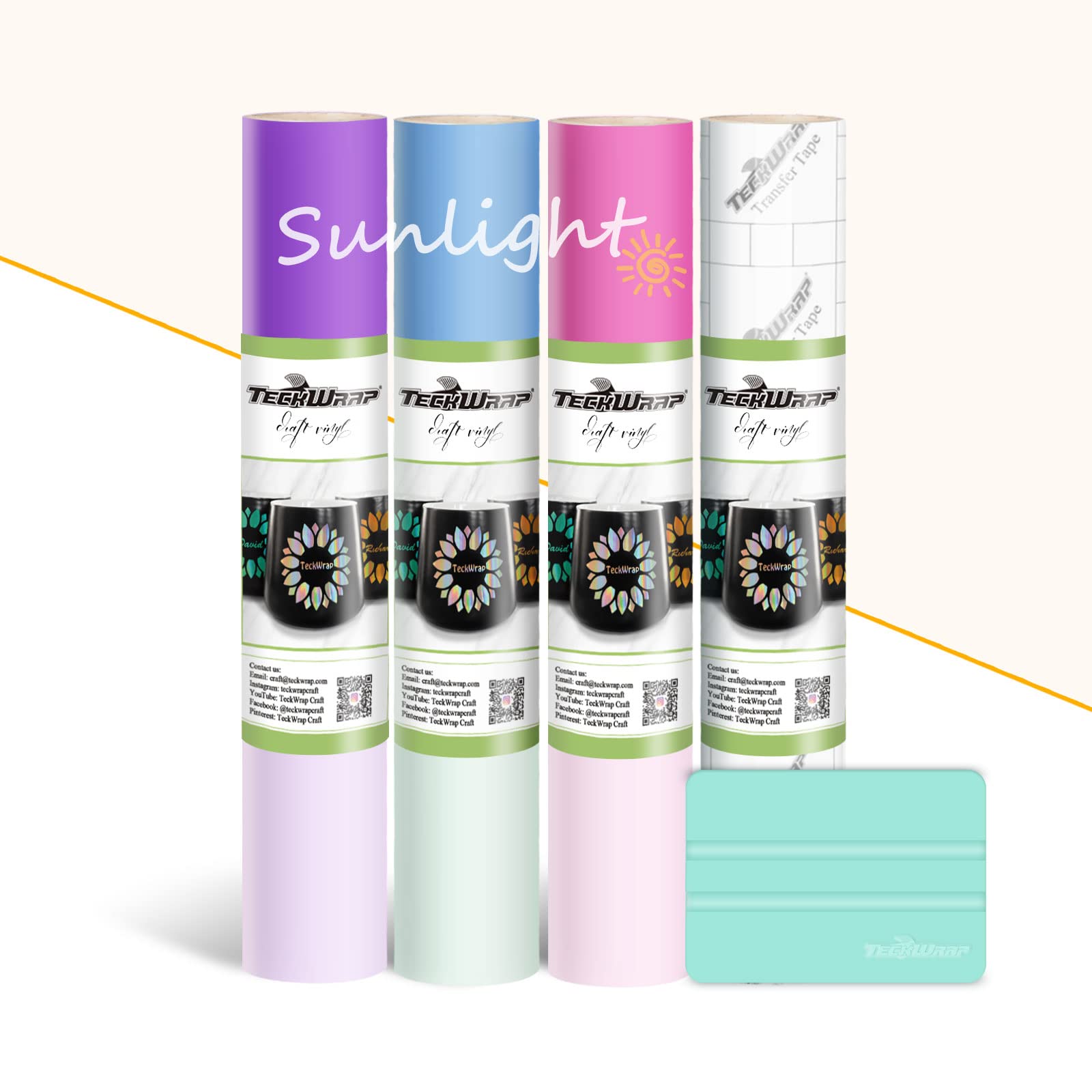 Mua TECKWRAP UV Color Changing Vinyl Sunlight Sensitive Matte Adhesive ...