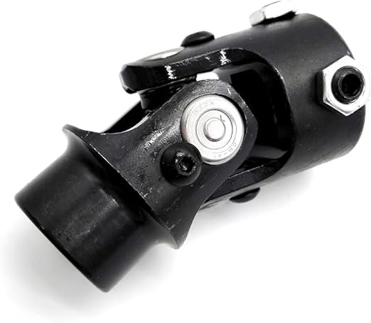 Amazon.com: 1" DD x 3/4" Round Singel Black Universal Steering Shaft U ...