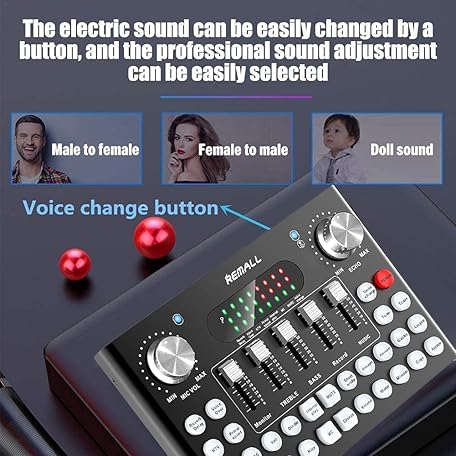 Mua REMALL The Sound Card V8, Sound Board Mixer Soundboard Sounds Card ...