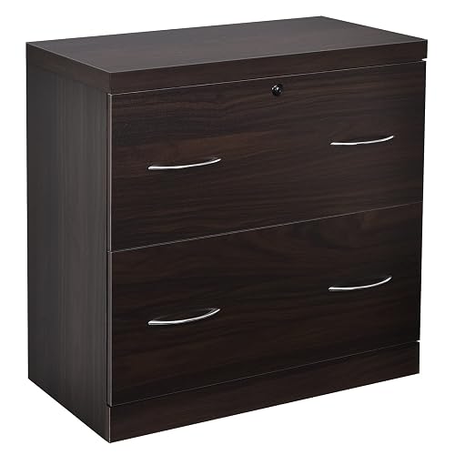 Giantex Lateral File Cabinet 2 Drawer W/Lock,Free Standing and Metal ...
