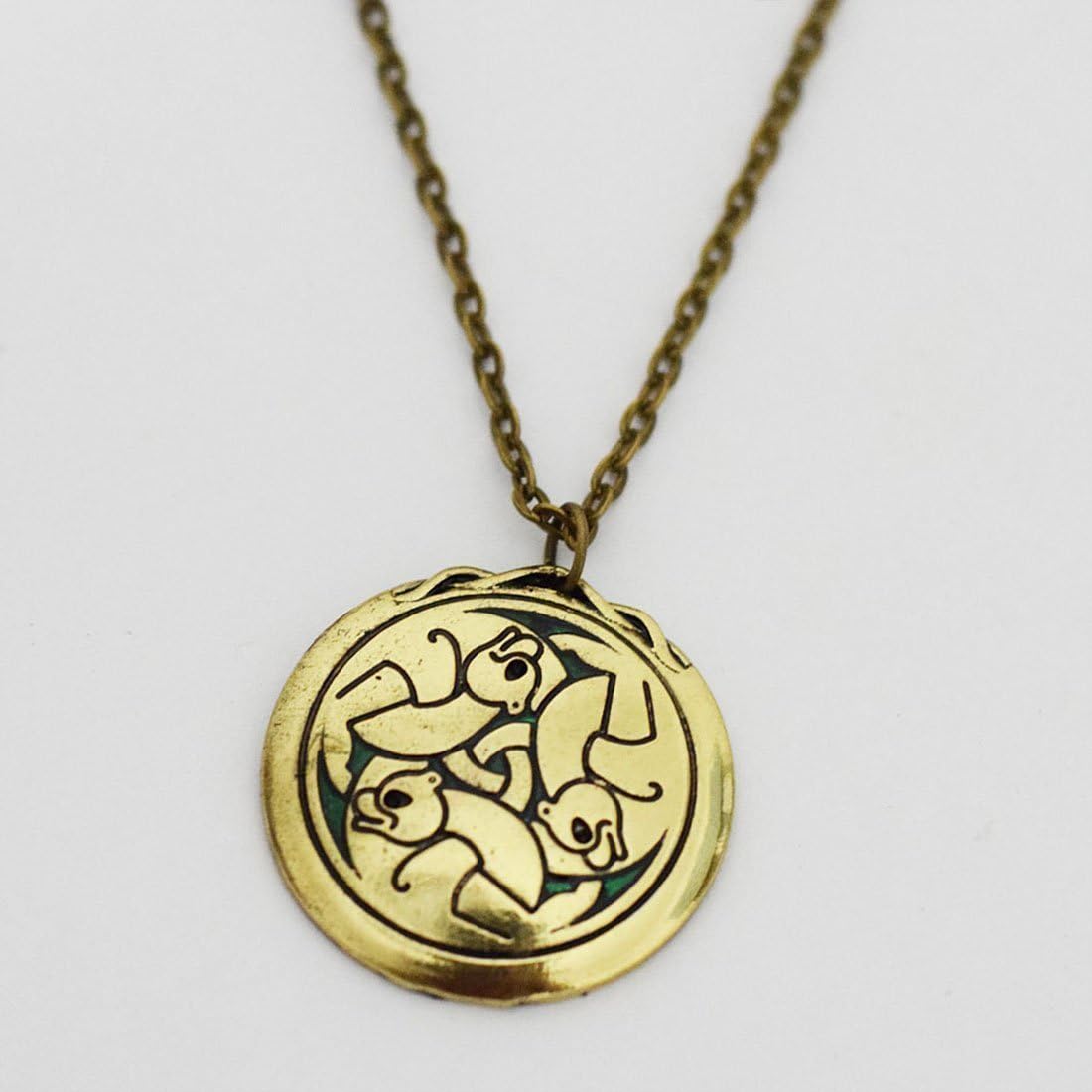 Amazon.com: Brave Merida Three Bears Necklace ,Gorgeous Necklace Luck ...