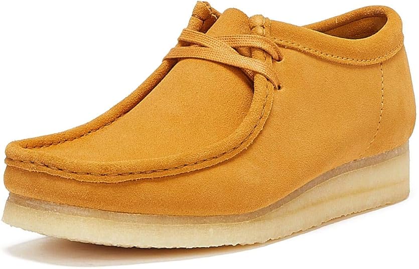 Amazon.com | Clarks Wallabee Suede Mens Yellow Shoes-UK 11 / EU 46 | Chukka