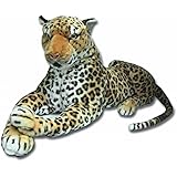 Deluxe Paws Realistic Large Leopard Stuffed Soft Toy 100cm 40": Amazon ...