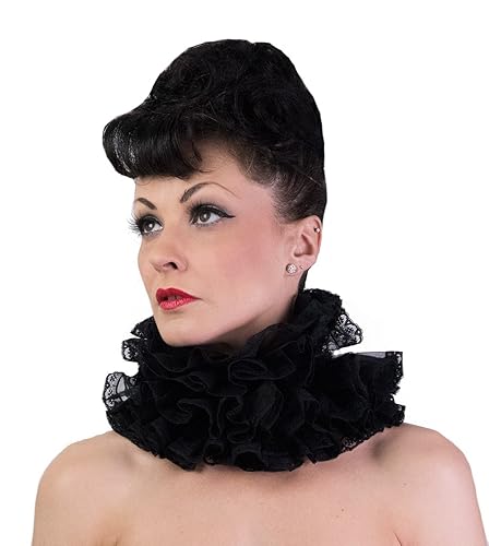 Elizabethan Neck Ruff Medieval Tudor Costume: Amazon.co.uk: Clothing