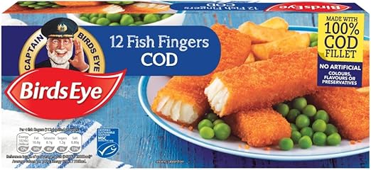 Birds Eye 12 Cod Fish Fingers, 336g (Frozen): Amazon.co.uk: Grocery