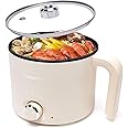 Amazon.com: Cnzxunmr Nonstick Hot Pot Electric,Raman Cooker,Rapid ...