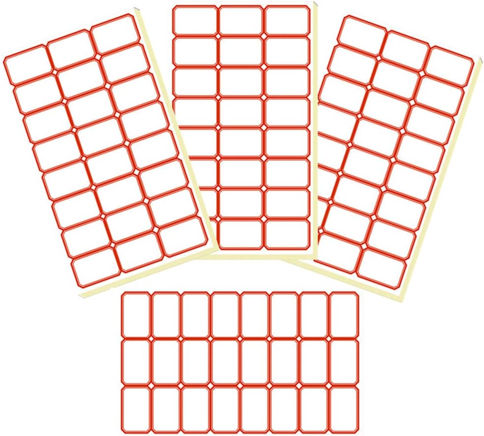 1440 Pcs Self Adhesive Labels Removable Freezer Food Labels Sticky ...