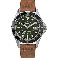 Amazon.com: Timex Men's Navi XL Automatic 41mm Watch – Black Stainless ...