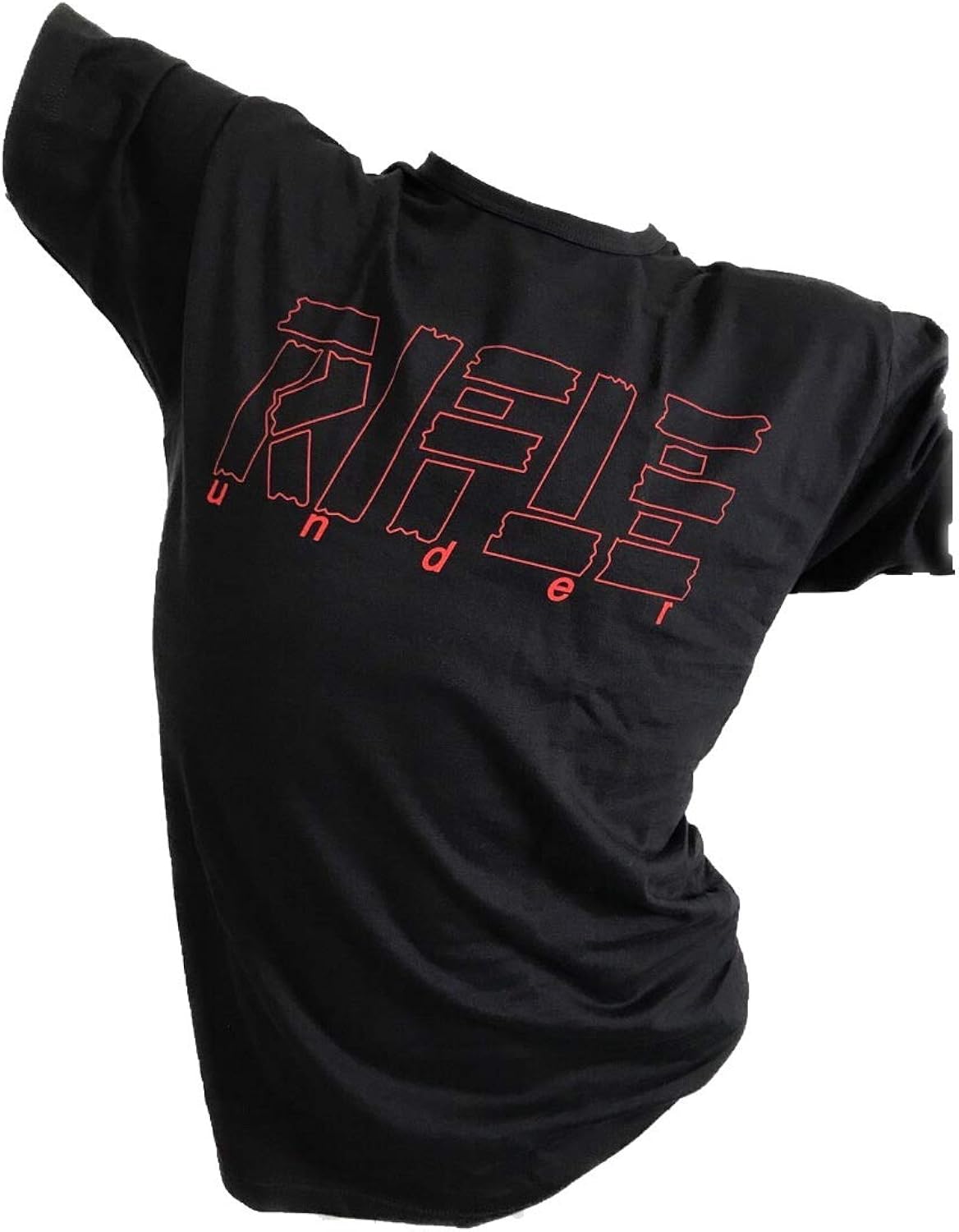 Rifle T Shirt Crewneck 100% Cotton - Black - M: Amazon.co.uk: Clothing