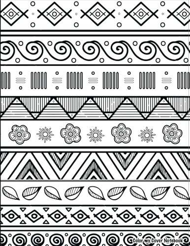 Color My Cover Notebook (funky): Therapeutic notebook for writing ...