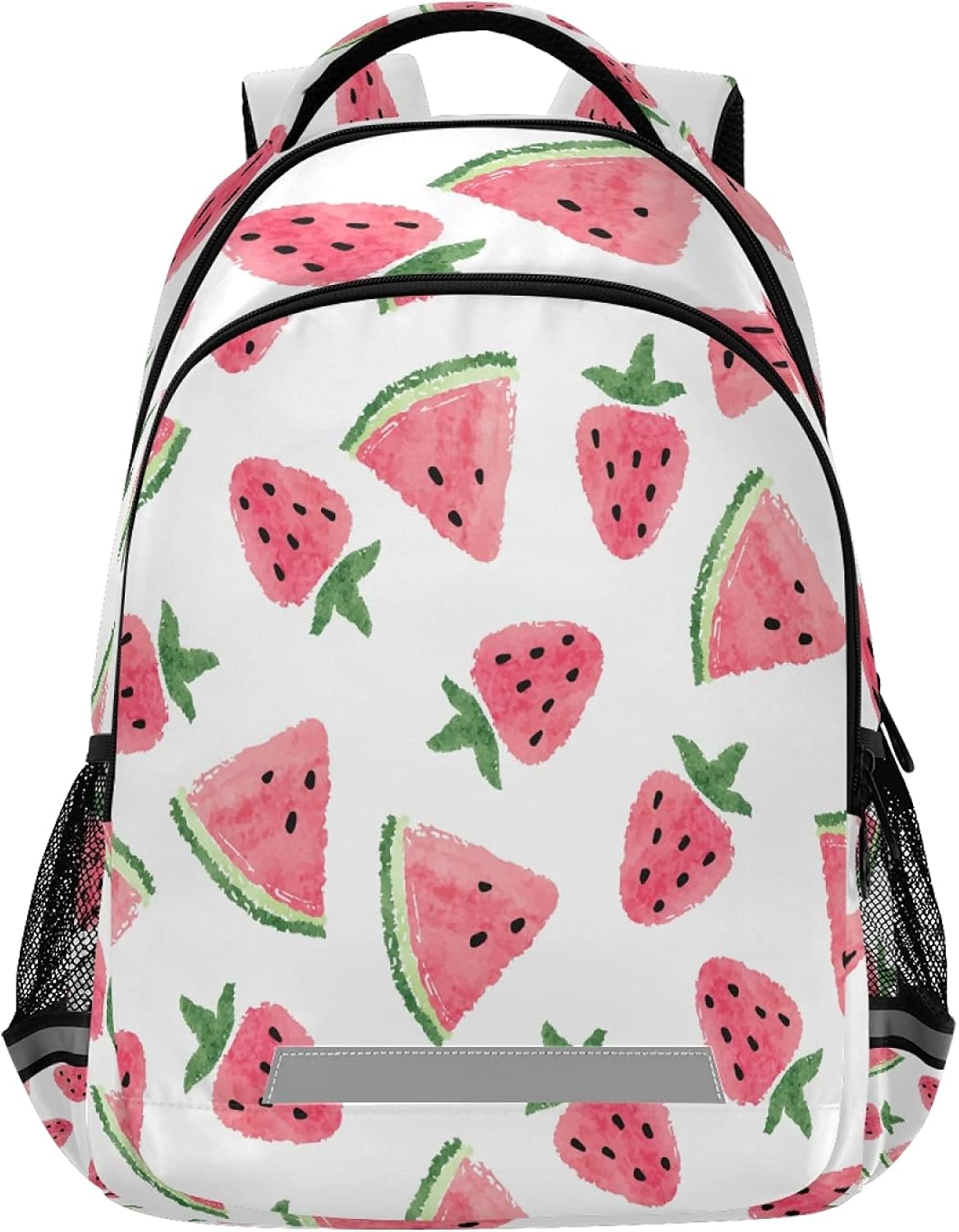 xigua Watermelon Strawberry Print Backpack Casual Daypacks Outdoor ...