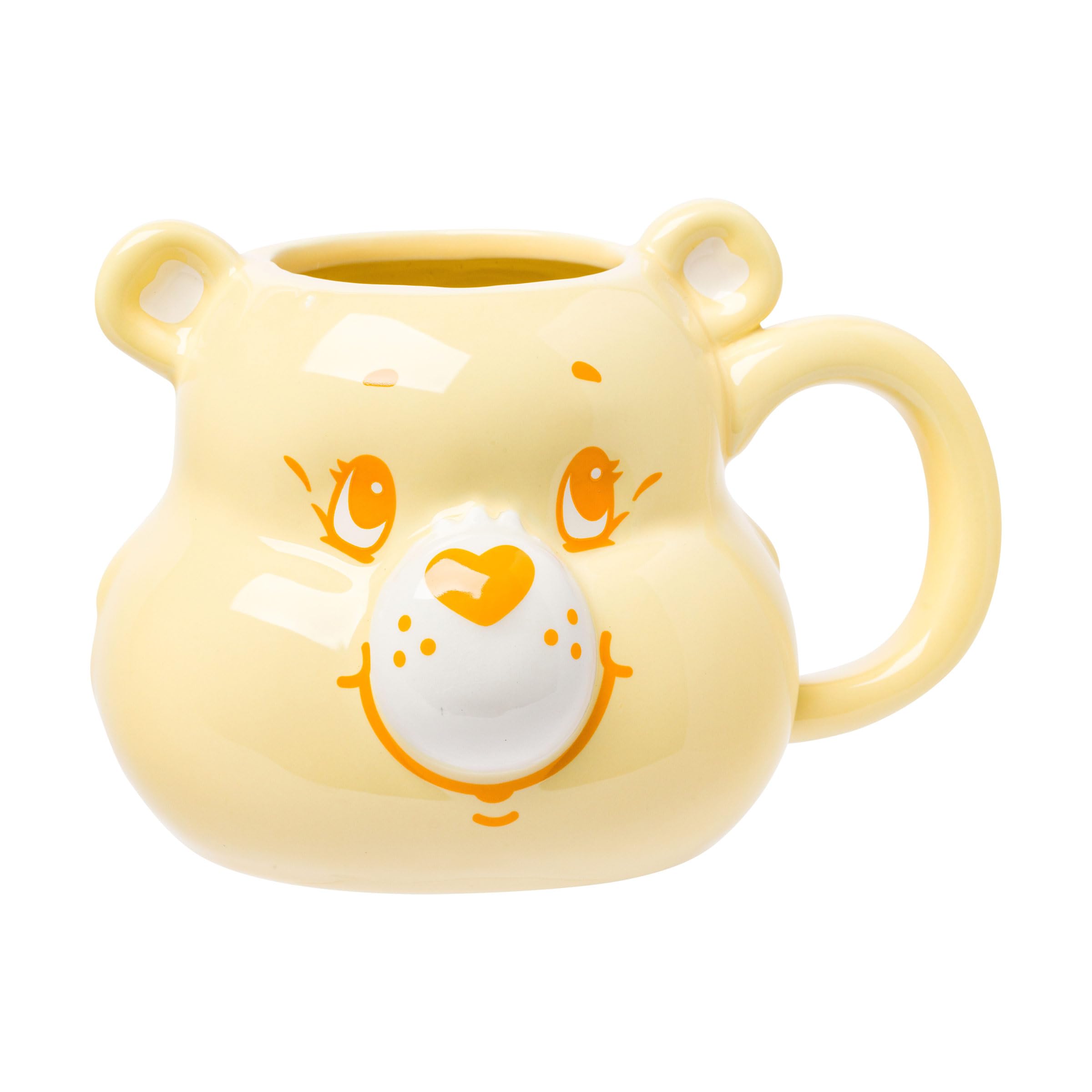 Silver Buffalo Care Bears Funshine Bear Ceramic 3D Sculpted Mug, 20 ...