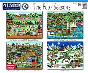 Amazon.com: The Four Seasons 4-in-1 Puzzle Pack: Toys & Games