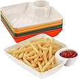 Amazon.com | RAMFIYN 8 pcs Chips and Salsa Serving Dish, Colorful ...