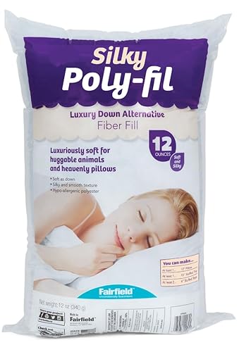 Fairfield Silky Poly-Fil, Premium Polyester Fiber, Soft Pillow Stuffing ...