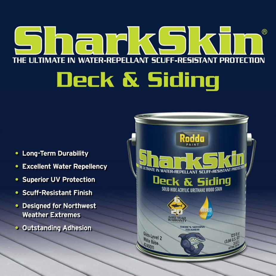 Sharkskin Deck And Siding Stain, 1 Quart, Maple Syrup on Galleon ...