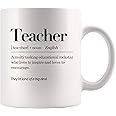 Amazon.com: Panvola Teacher Definition Mug Teacher Gifts Appreciation ...