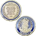 Amazon.com: U.S. St Christopher Protect Challenge Coin Prayer Coin ...