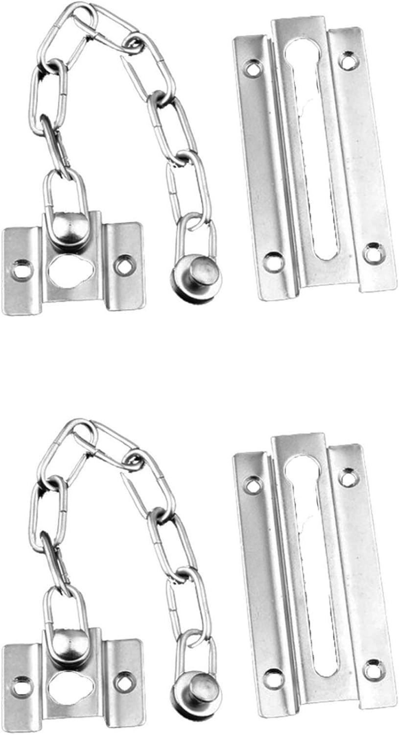 Door Chain Latch Thicker Stainless Steel Door Chains Slide Chain Anti ...