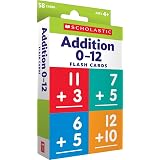 School Zone - Addition 0-12 Flash Cards - Ages 6 and Up, 1st Grade, 2nd ...