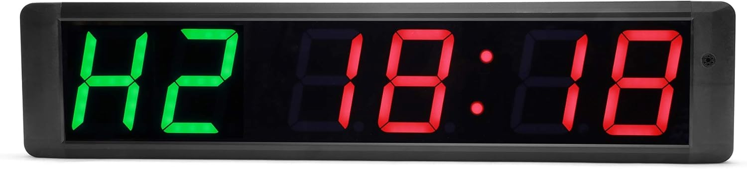 Jhering Interval Gym Timer Stopwatch 4″ 6 digits Led Programmable ...