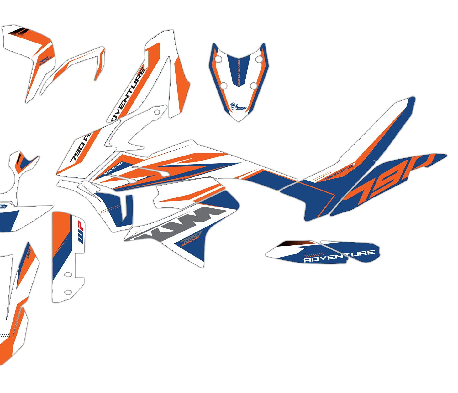 Mua New Graphic kit for ktm 790 890 Adventure Graphic Decal Kit (KH-W ...