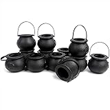 Amazon.com: Plastic Cauldron, Mini Black Witch Cauldron, Multi-purposed ...