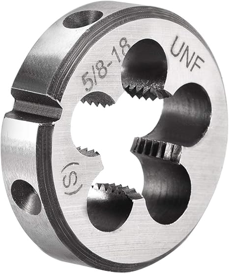 Amazon.com: uxcell 5/8 inches-18 UNF Right Hand Round Die Machine ...