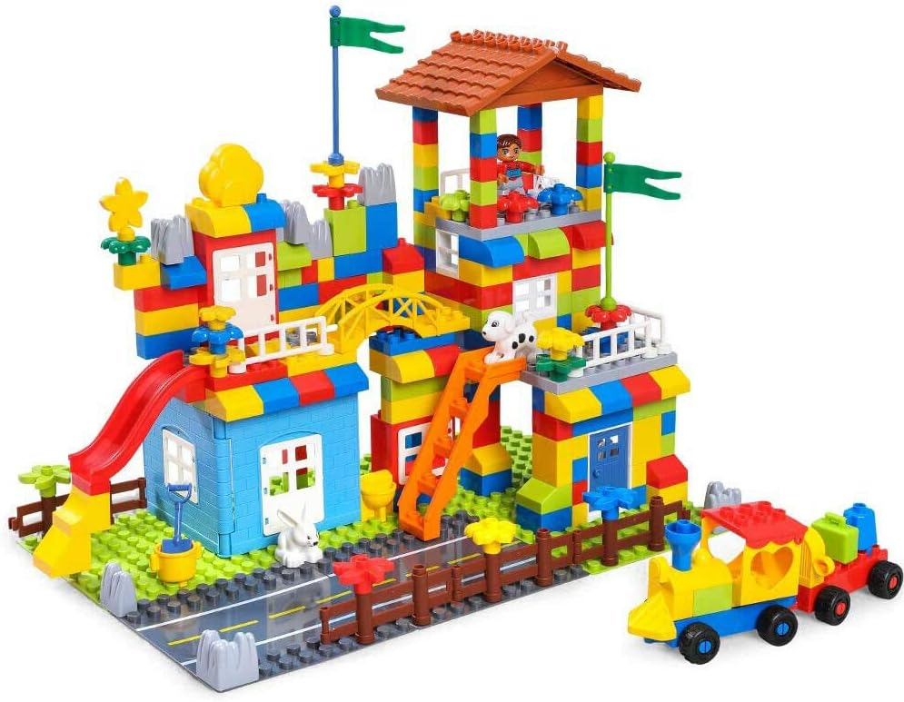 Yangers large plastic building blocks sets 238 pieces construction ...