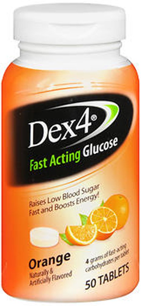 Dex 4 Glucose Tablets, Orange Flavor - 50 Count | Guatemala Digital ...