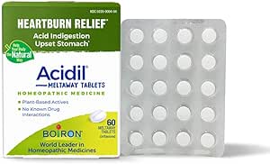 Amazon.com: Boiron Acidil for Relief of Acid Reflux, Heartburn ...