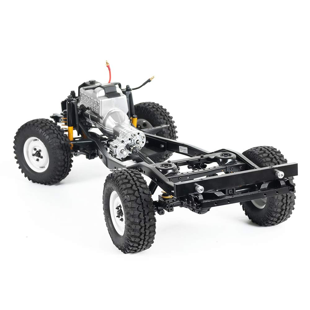 Buy Baoer LC80 1:10 Metal Chassis Frame Builders Kit Adjustable Wheelbase Realism Scale for 1/10 ...