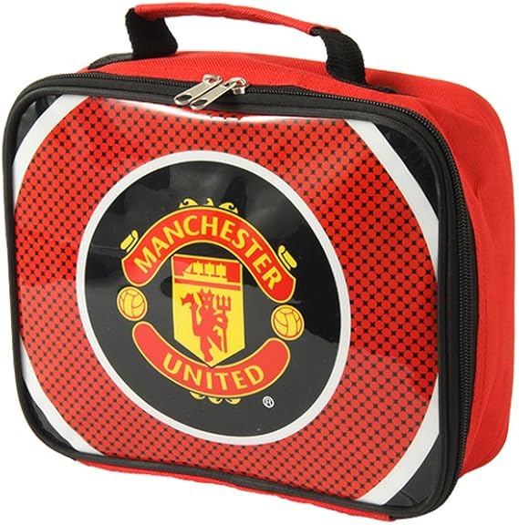 Manchester United Bullseye School Lunch Bag, 24 cm, Red: Amazon.co.uk ...