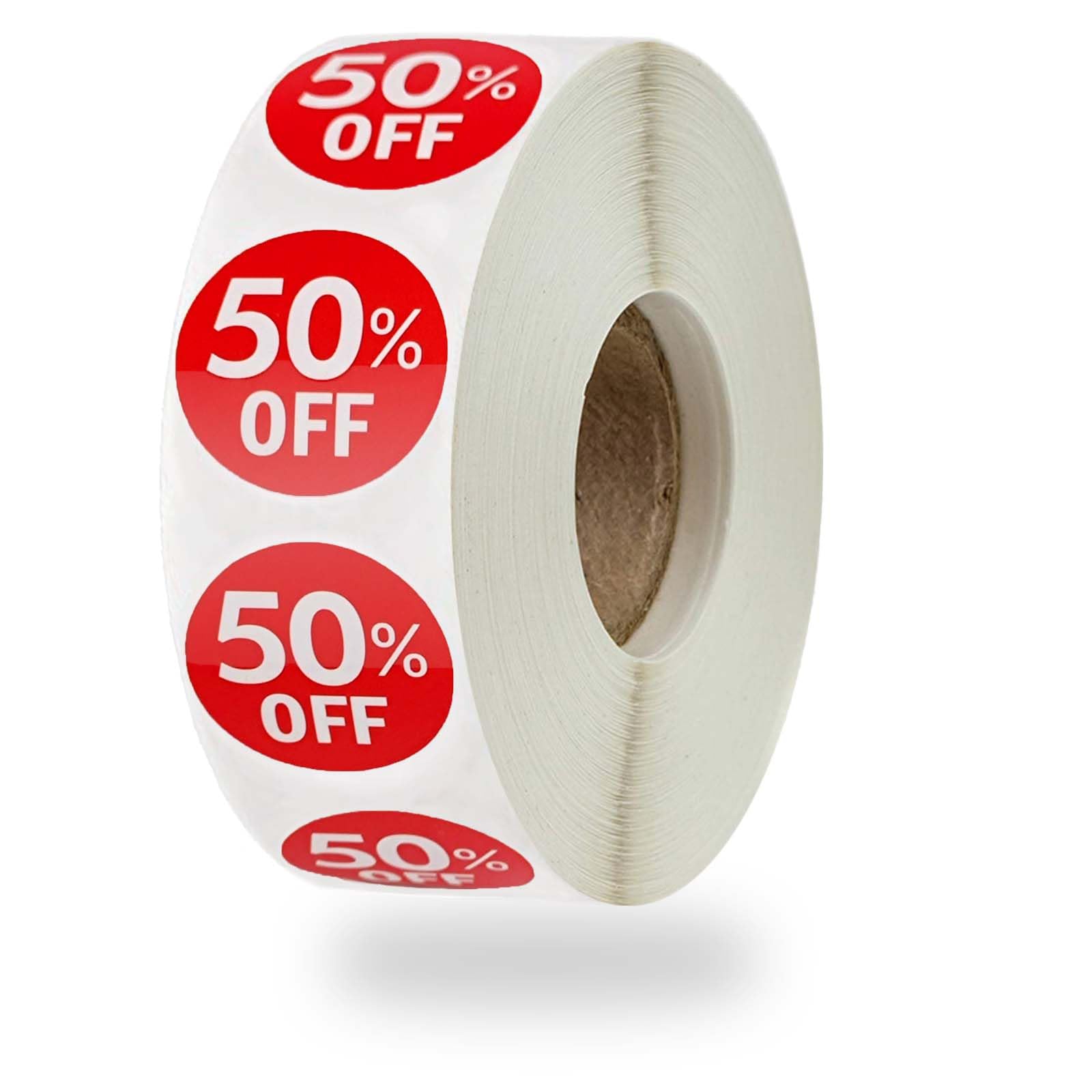 Mua 1000 Stickers, Discount Percent Off, 1 Inch Round, Promotion Labels ...