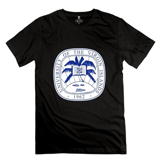 Amazon.com: Black University Of The Virgin Islands Roundneck T Shirts ...