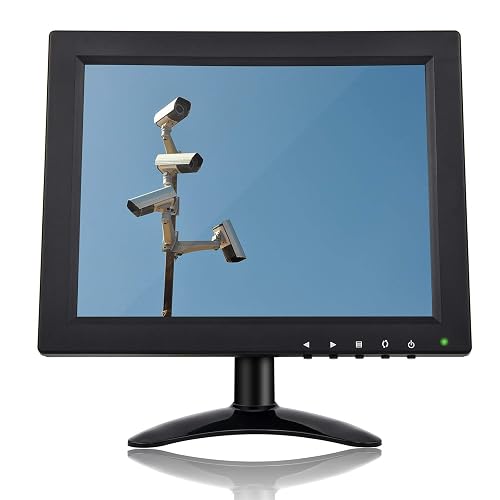 10 Inch Security CCTV Monitor HD IPS 1024 x 768 Portable Mini TFT LCD ...