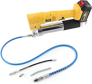 Amazon.com: HANTUO 20V Cordless Grease Gun, Electric Grease Gun ...