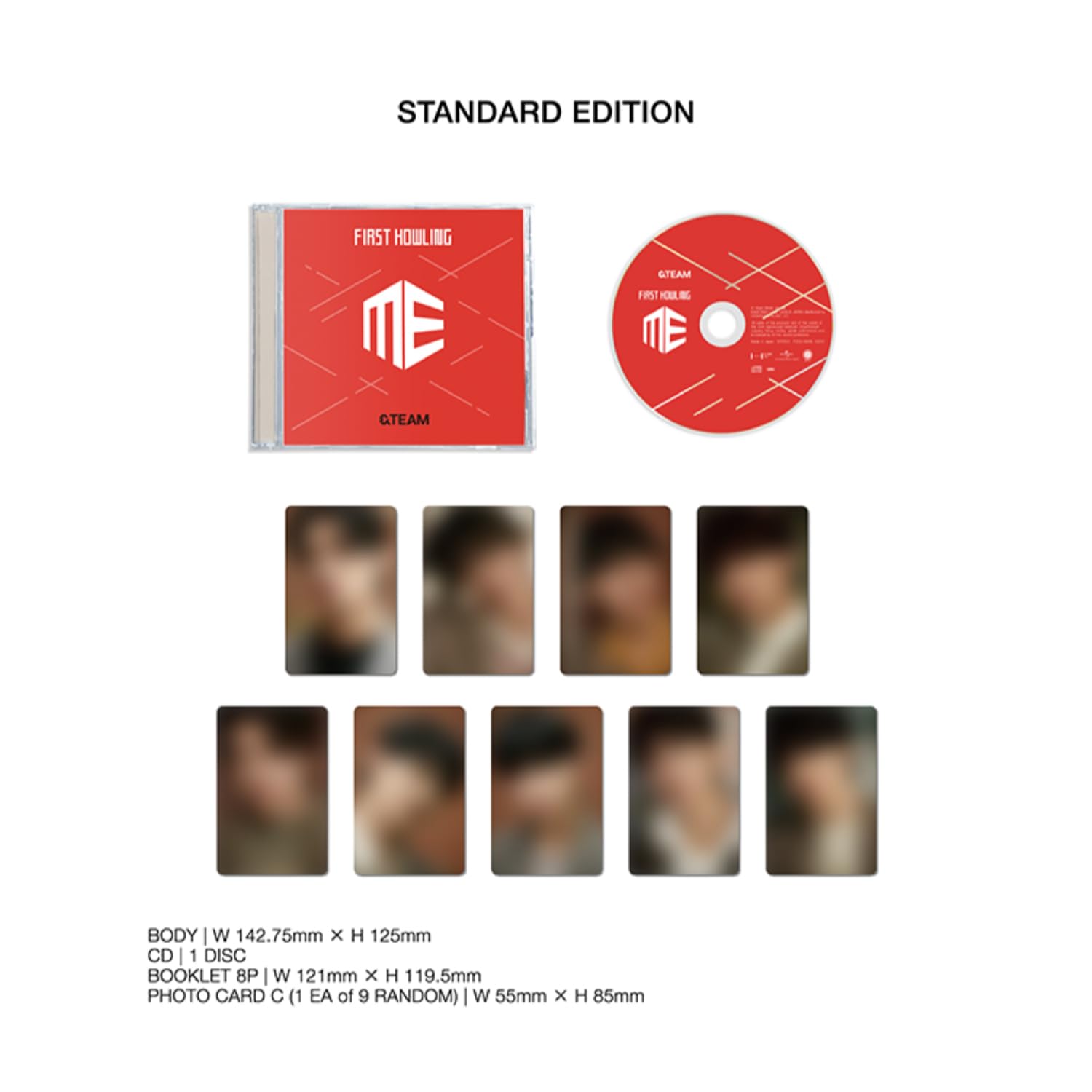Mua &TEAM - (Japanese Album) [First Howling ME] (STANDARD EDITION Ver ...