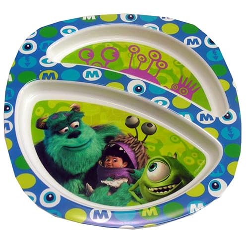 Disney Monsters Inc Two Section Plastic Plate by The First Years in ...