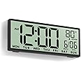 Amazon.com: JALL 14.5" Large Digital Wall Clock Battery Operated with ...