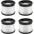 4 Pack Vacuum Filter Replacement Compatible with Milwaukee 49-90-0160 ...