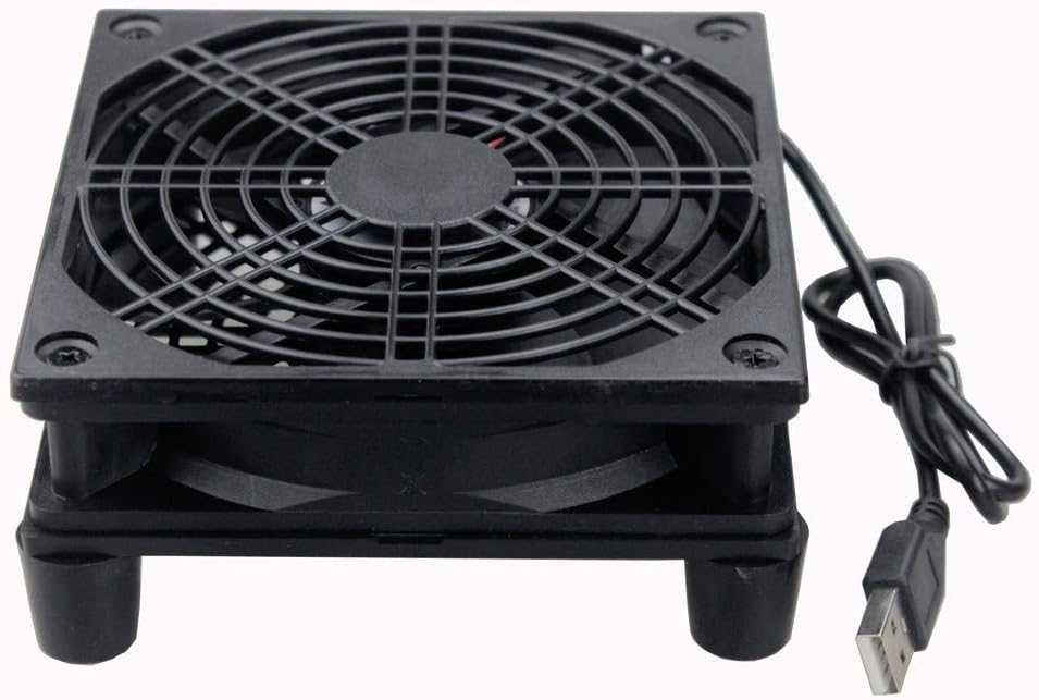 Amazon.com: Wathai Cooling Case Fan For Receiver DVR Xbox TV Box Router ...