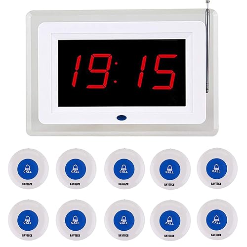 Daytech Calling System for Caregiver Pager Medical Call Button ...