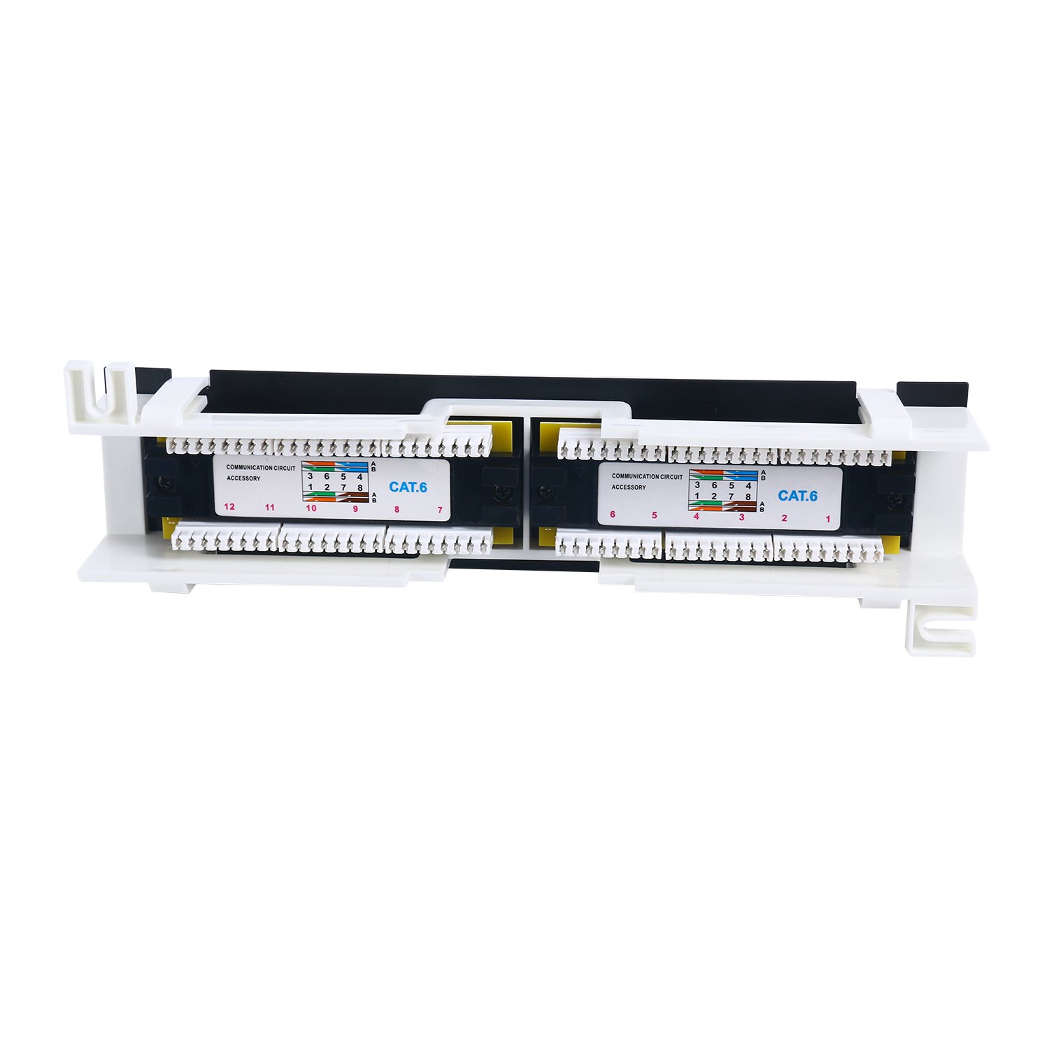 Wiring & Connecting Itd Cat6 12 Port RJ45 Patch Panel UTP LAN Network ...