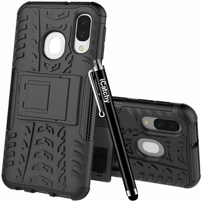MAA Case For Galaxy A40 Phone Case Hybrid Rugged Armor Shockproof Heavy Duty Kickstand ...