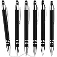 Amazon.com : cobee® Stylus Tip Ballpoint Pens, 6 Pieces 1.0mm Retractable Ball Point Pen Medium ...