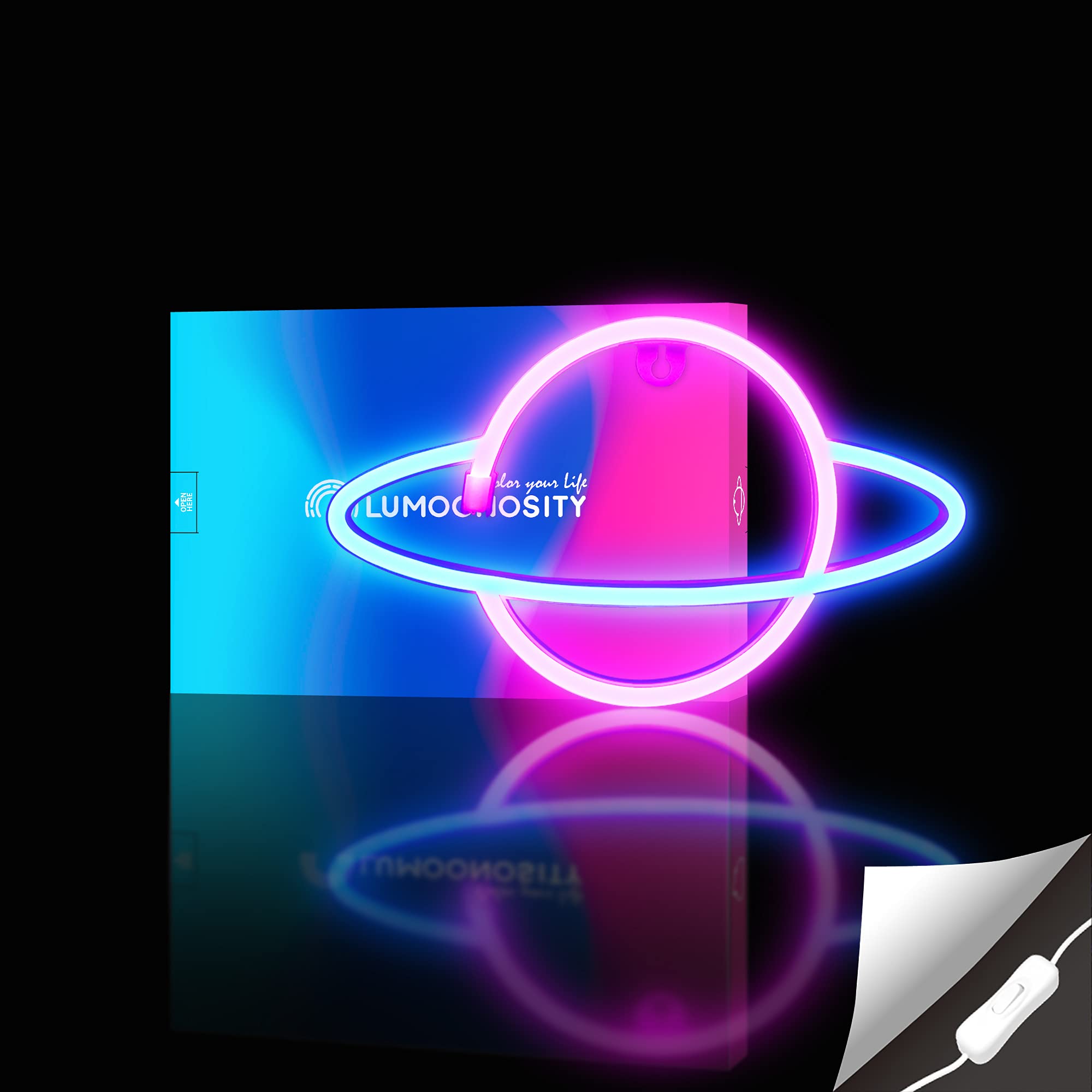 Mua Lumoonosity Planet Neon Sign, USB Powered Planet Light Led Neon ...